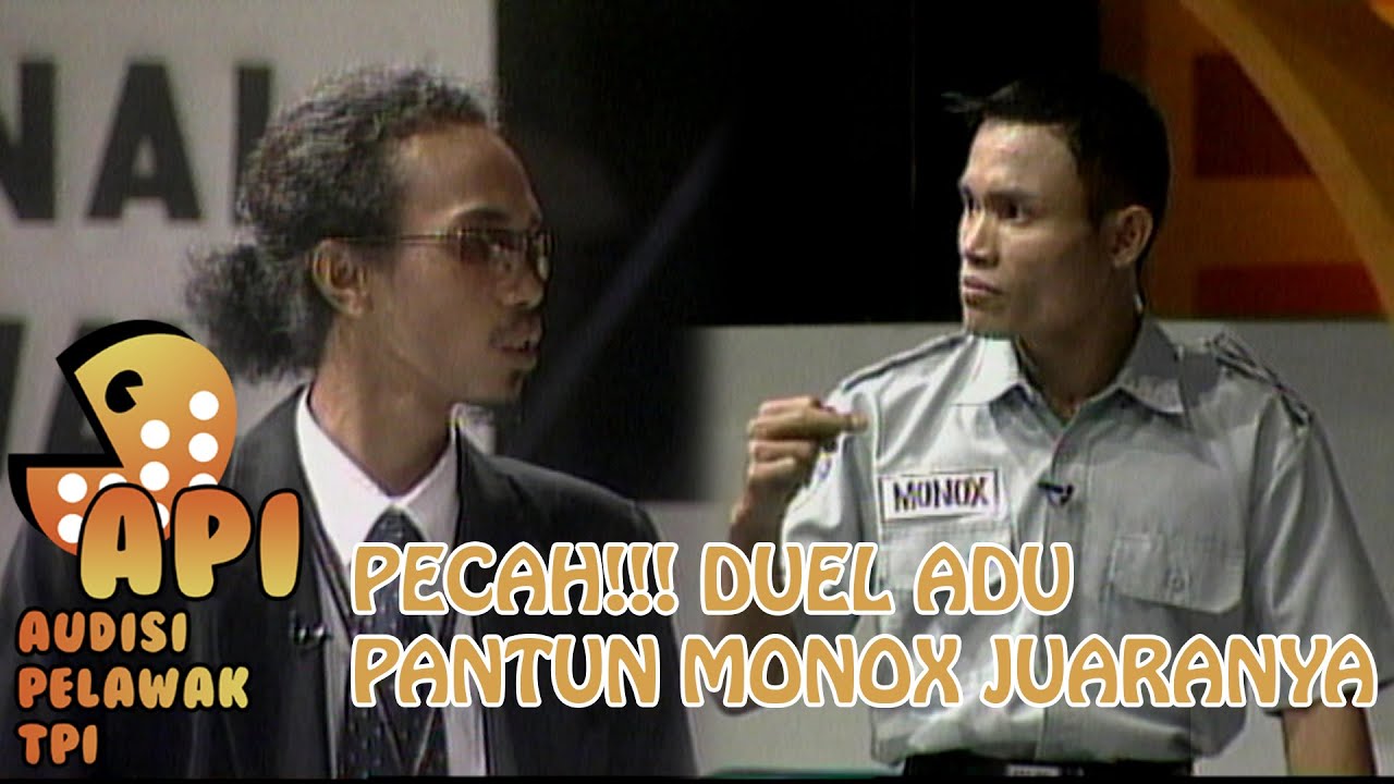 PECAH!!! ADU PANTUN, PANTUN MONOX JUARA - AUDISI PELAWAK TPI - YouTube