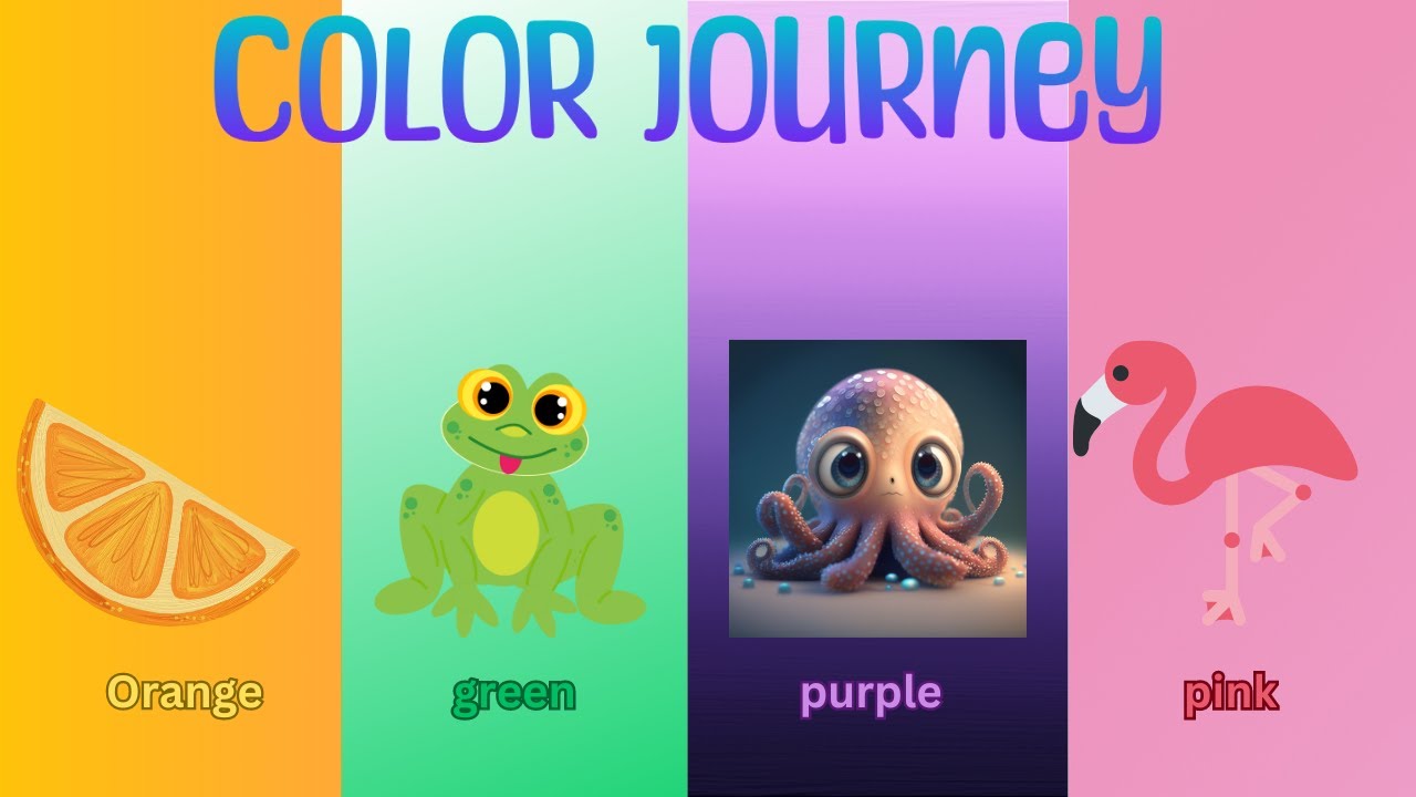 Color Journey: Interactive Color Adventures! #colorsfortoddlers # ...