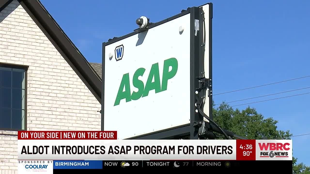 ALDOT introduces ASAP program for drivers - YouTube