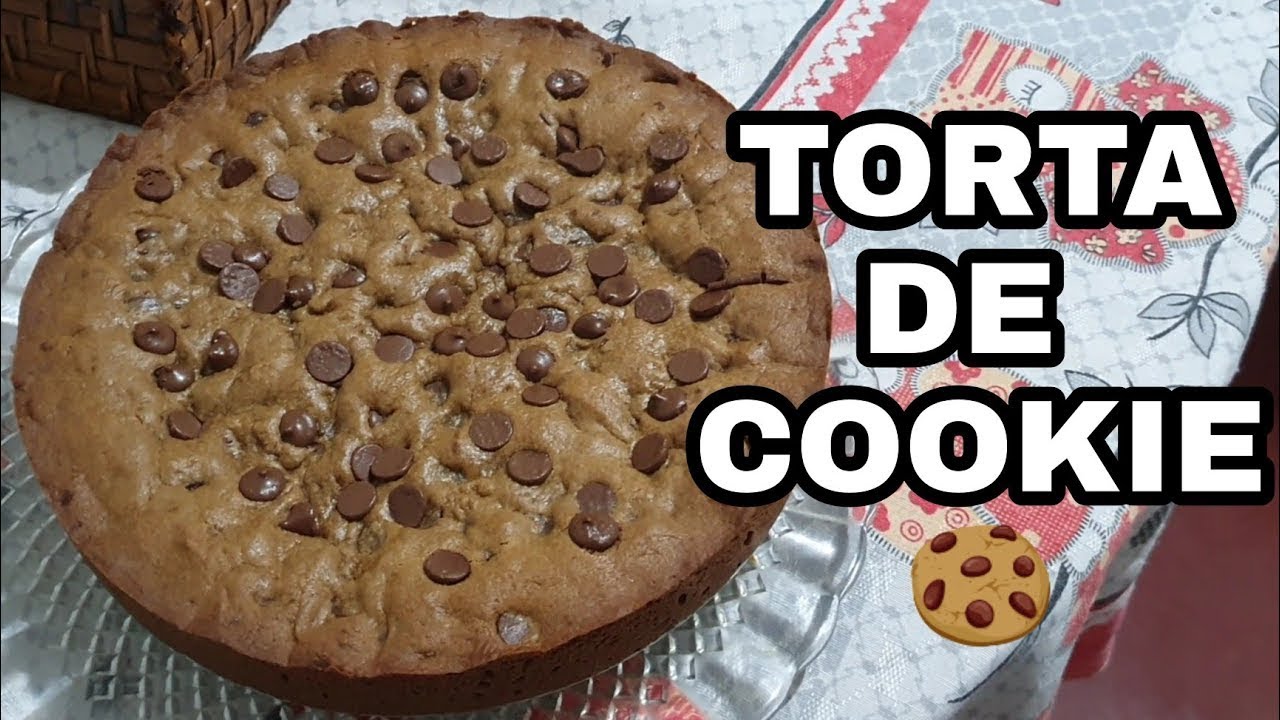 Receita Fácil de TORTA DE COOKIE DE CHOCOLATE - YouTube