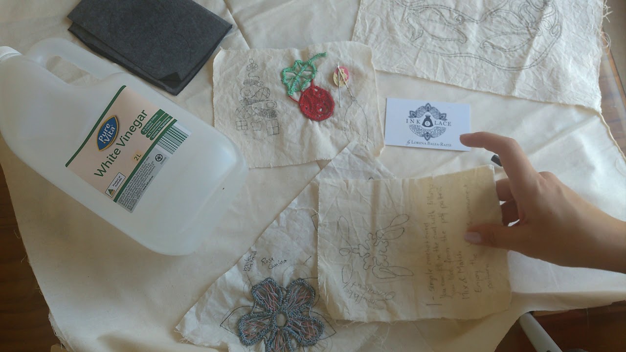 How to make a Romanian Point Lace pattern - YouTube