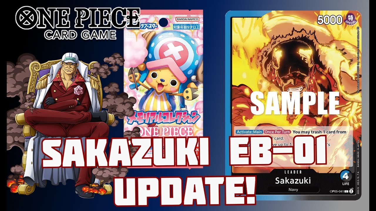 One Piece - Blue Black Sakazuki Update (EB-01) Deck Tech #onepiece # ...