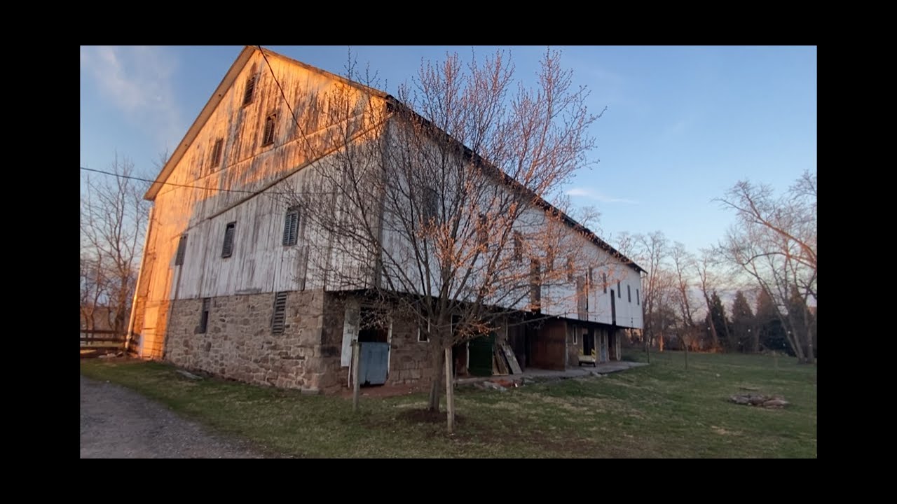 1800's Pennsylvania Bank Barn- Walking Tour of our BARN! Pt. 1 - YouTube