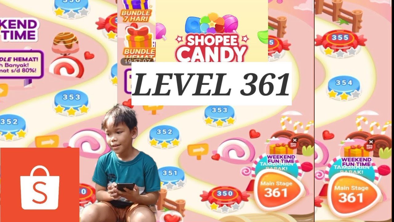 Shopee candy level 361 - YouTube