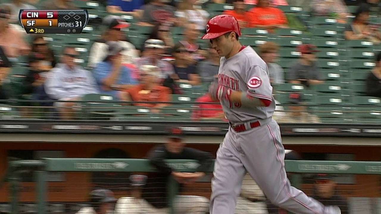 Votto drills an opposite-field solo home run - YouTube