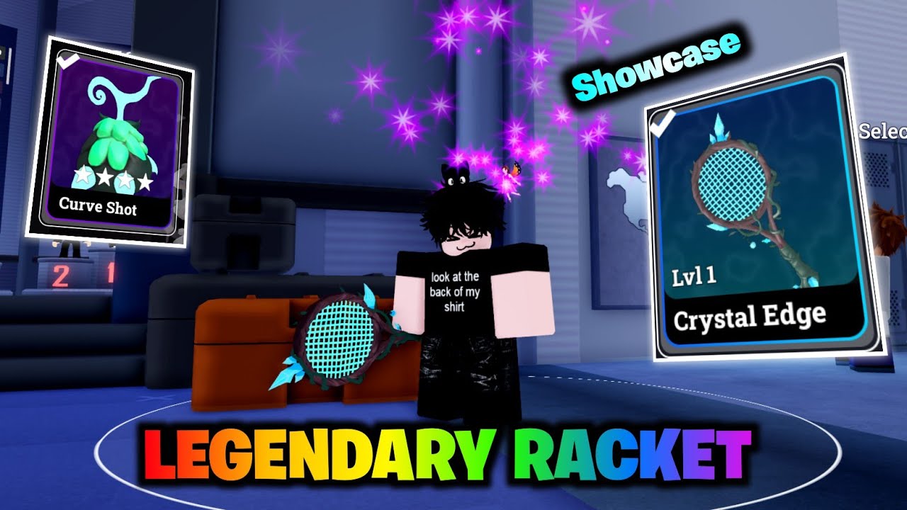 Legendary Crystal Edge Rackets Showcase in Racket Rivals Roblox! # ...