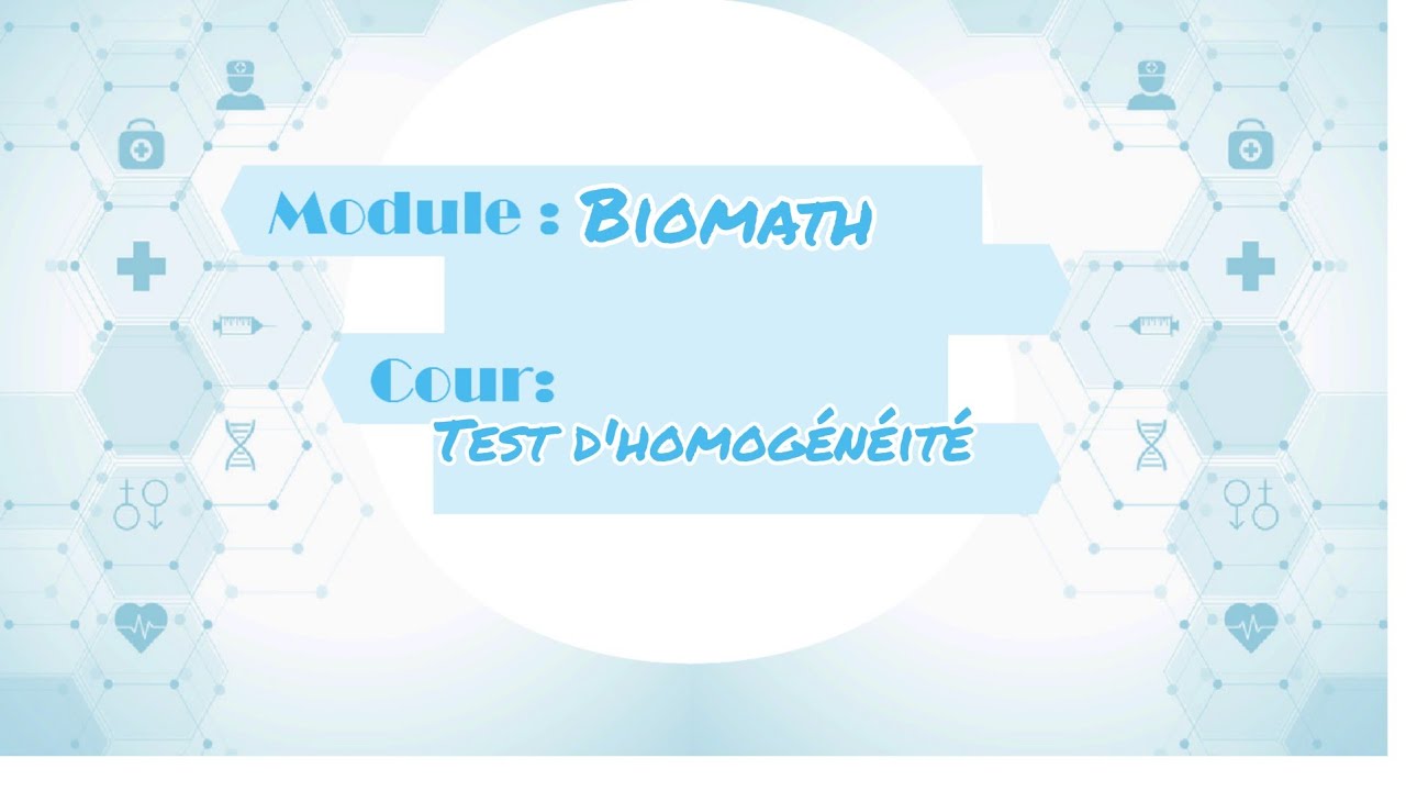 test d'homogénéité cour +série Td - YouTube