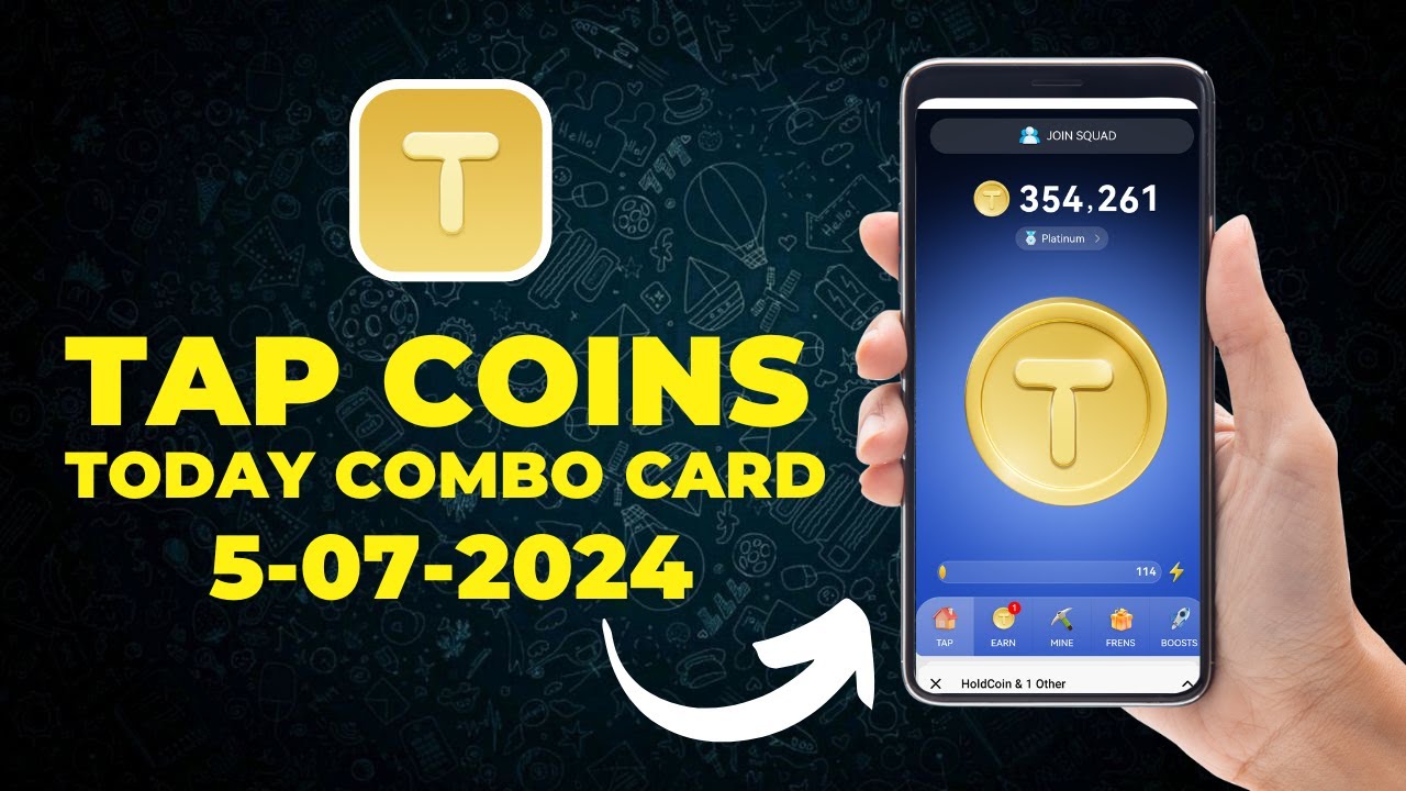 Tap Coin Bot Daily Bounty 5 July |Tap Coin Daily Combo 5 to 6 July ...