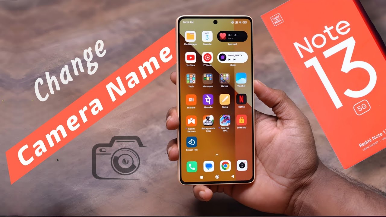 How to Remove Redmi Note 13 Camera Watermark | Camera Name & Watermark ...