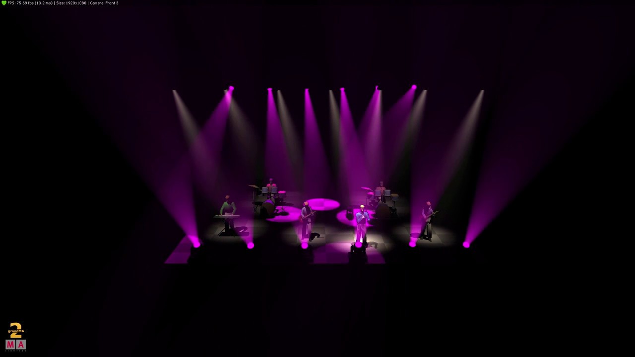 Timeline/Timecode Lightshow visualizer with MA 3D - YouTube