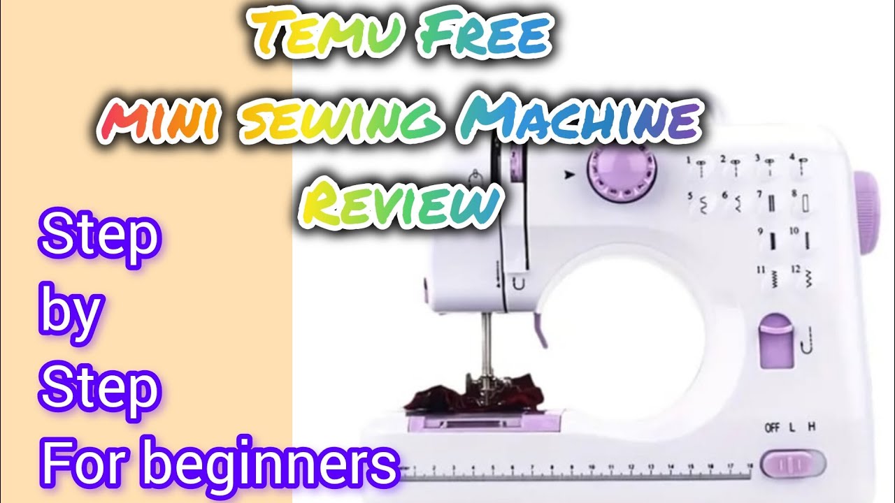 Temu Mini sewing Machine review #canada #tamil #temu - YouTube