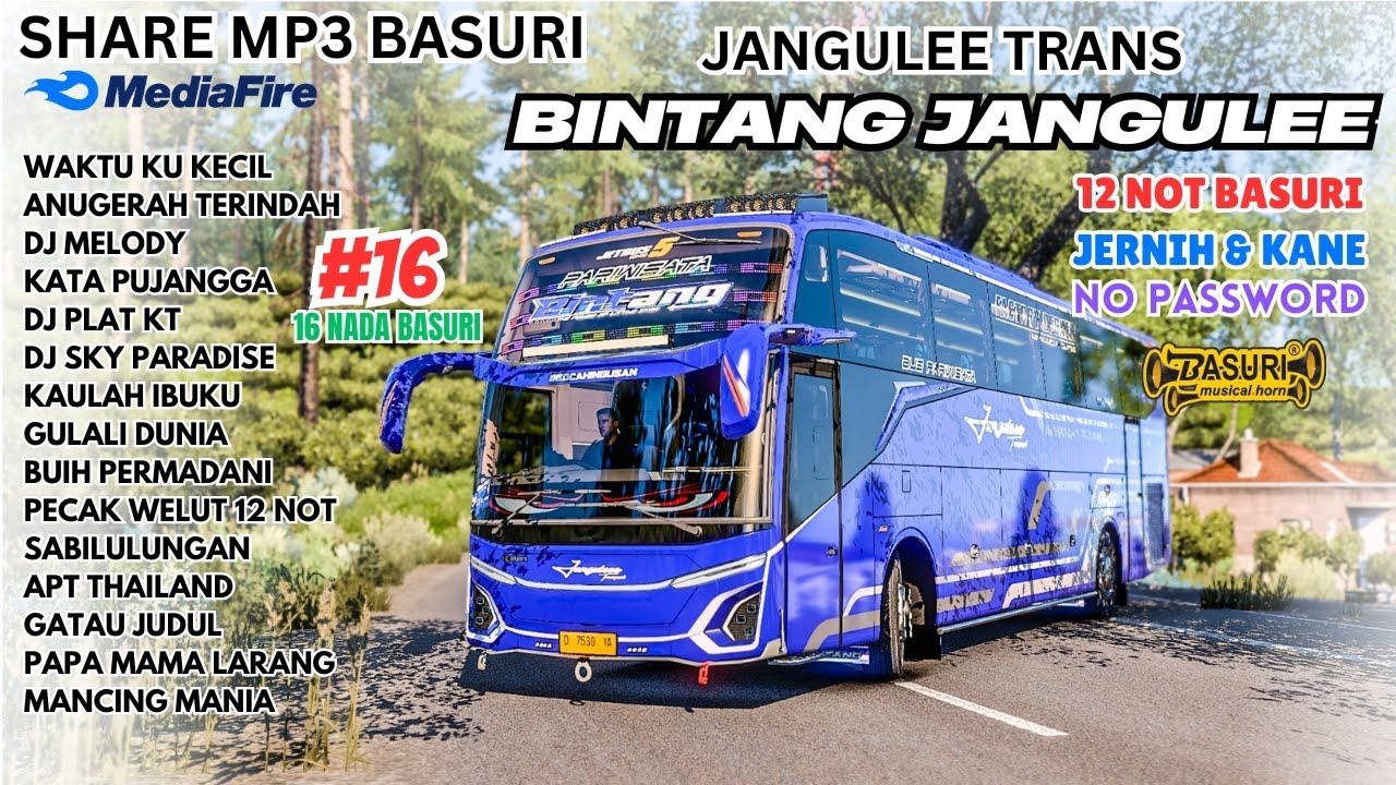 😋 SHARE BASURI BINTANG JANGULEE 12 NOT BASURI UPDATE ‼️ MP3 BASURI ...