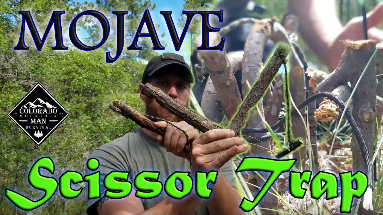 How to Construct a Mojave Scissor Trap - YouTube
