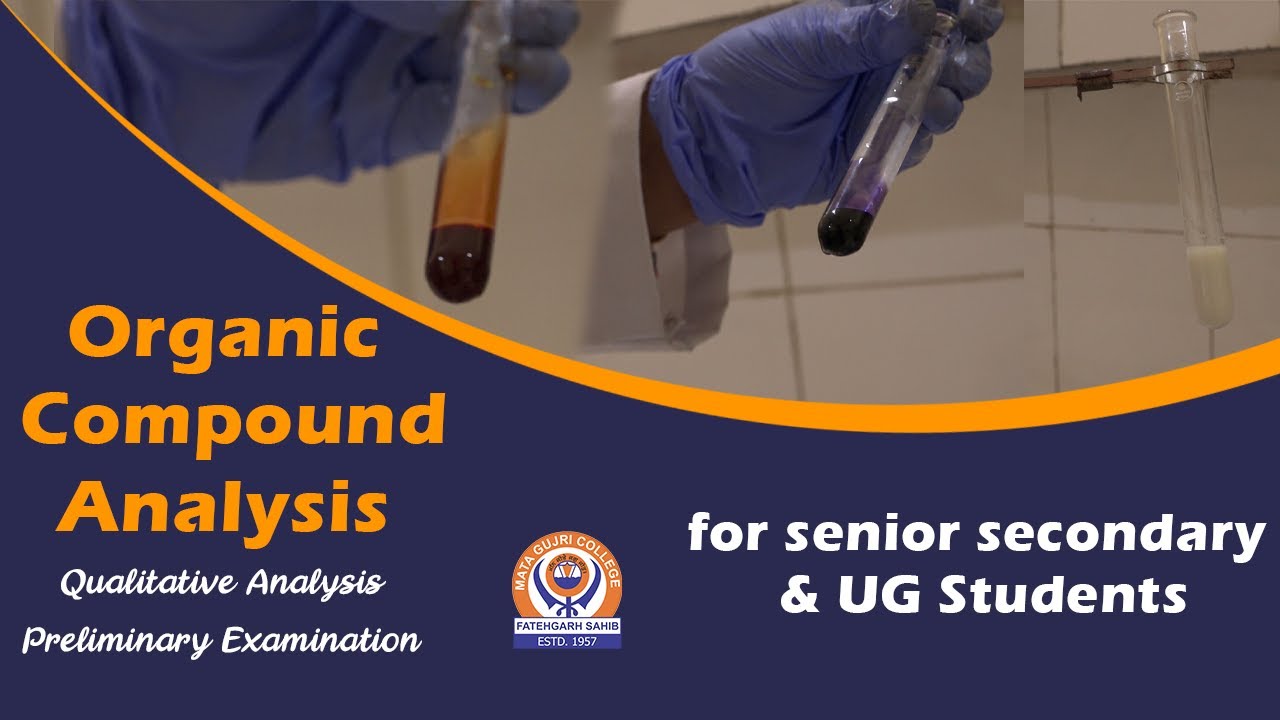 Organic Compound Analysis - YouTube