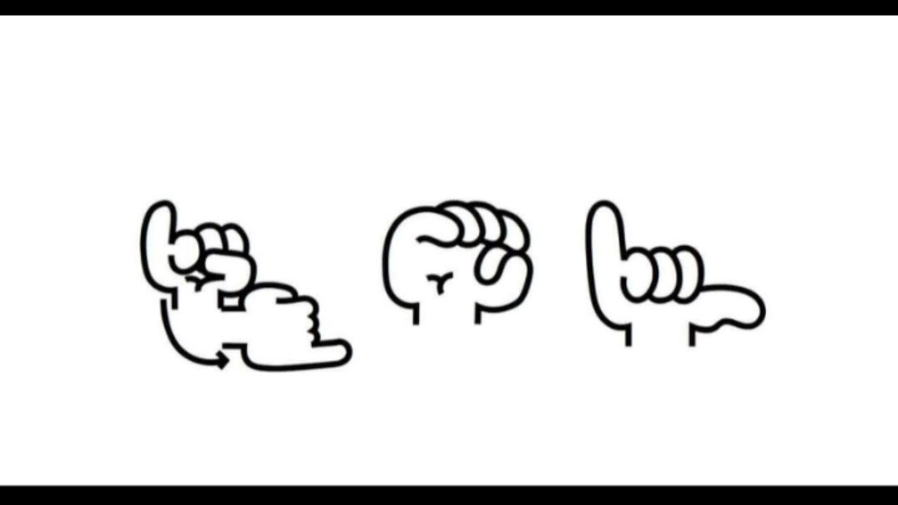 What do these fingers spell?🤟ASL sign language SEE PSE Sim-comm ...
