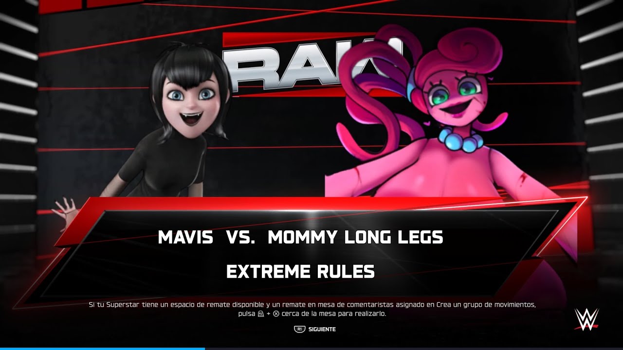 WWE 2K25 MAVIS VS MOMMY LONG LEGS EXTREME RULES MATCH - YouTube