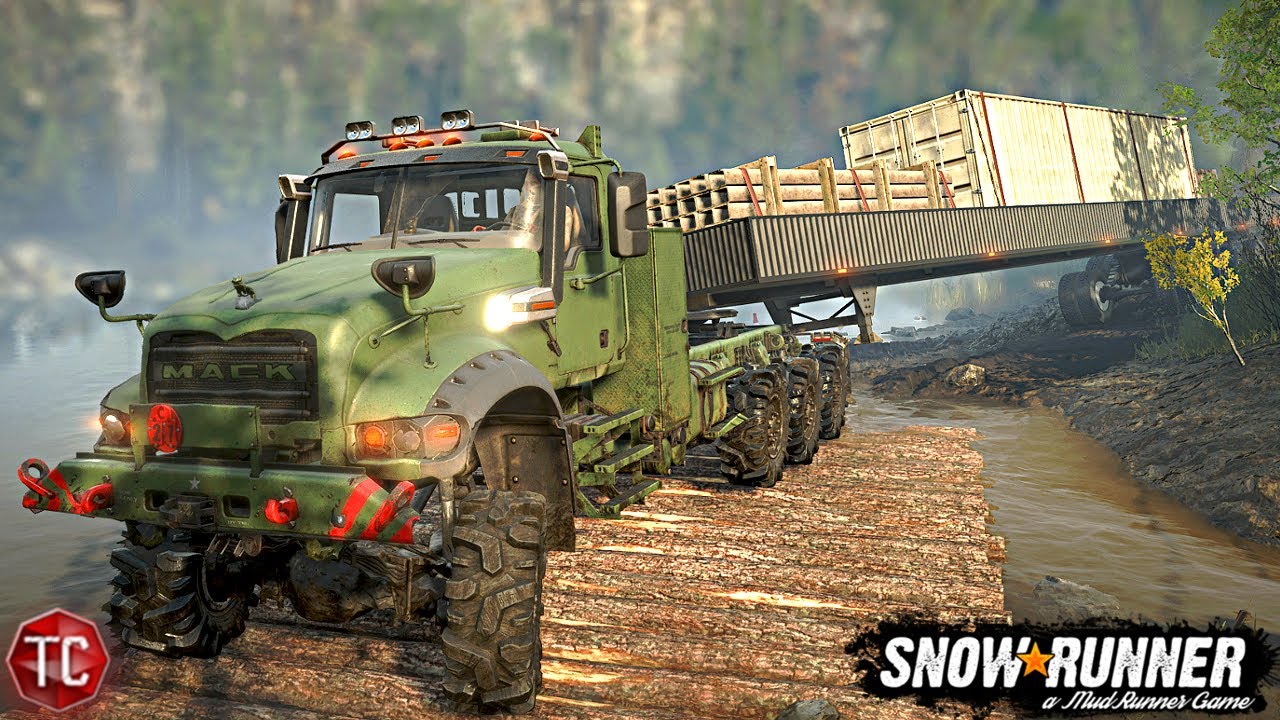 SnowRunner: NEW SEASON 10 DLC! Mack M917 HEAVY HAUL vs TIGHT ROADS ...