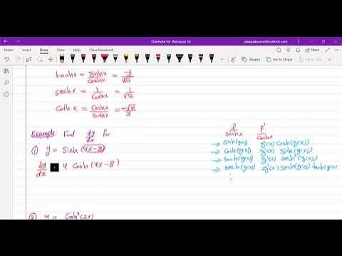 Lecture 53 Hyperbolic Functions part 2 - YouTube