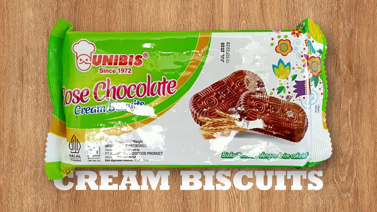 UNIBIS ROSE CHOCOLATE CREAM BISCUITS - YouTube