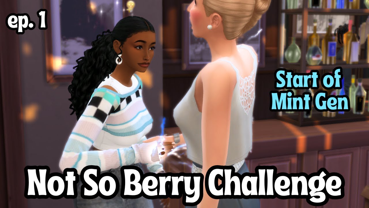 Start of Mint Gen 🃏🩵 | Ep. 1 | The Sims 4 Not So Berry Challenge - YouTube