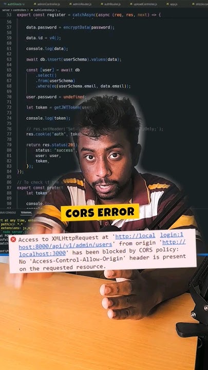 CORS Error #computerscience #programming #codingtutorial #softwareengineer - YouTube