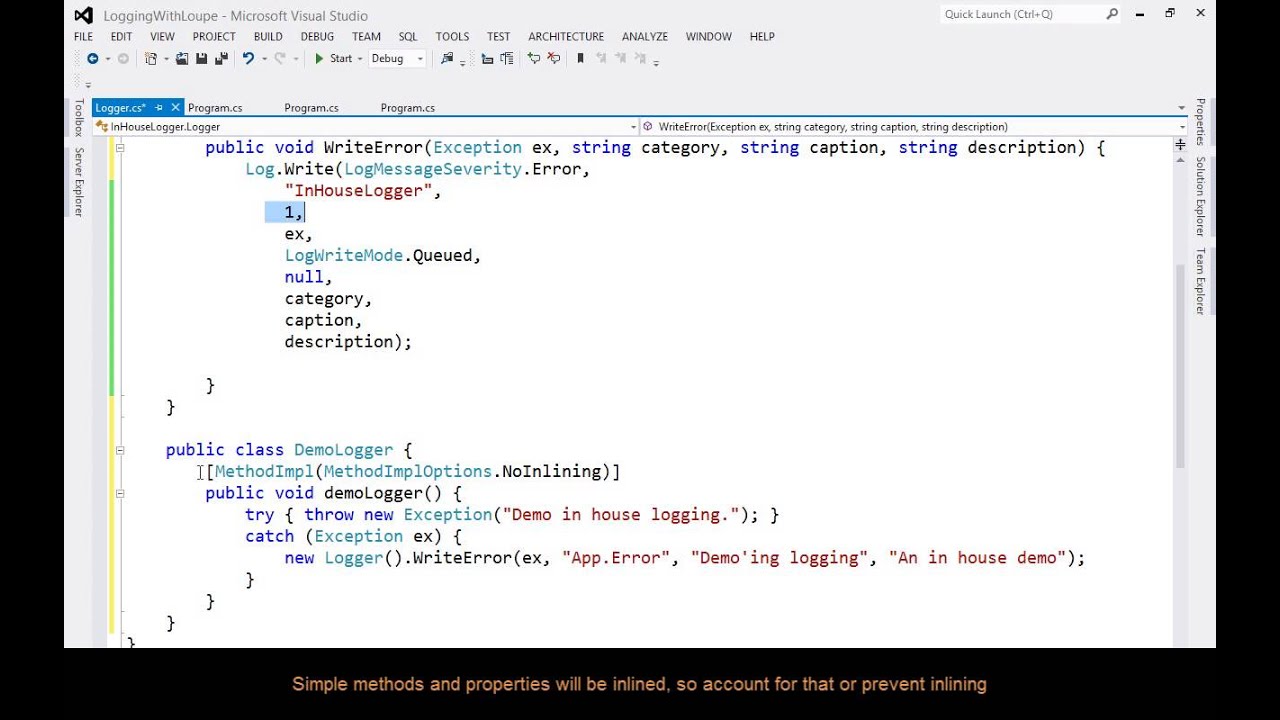 Logging With Loupe - YouTube