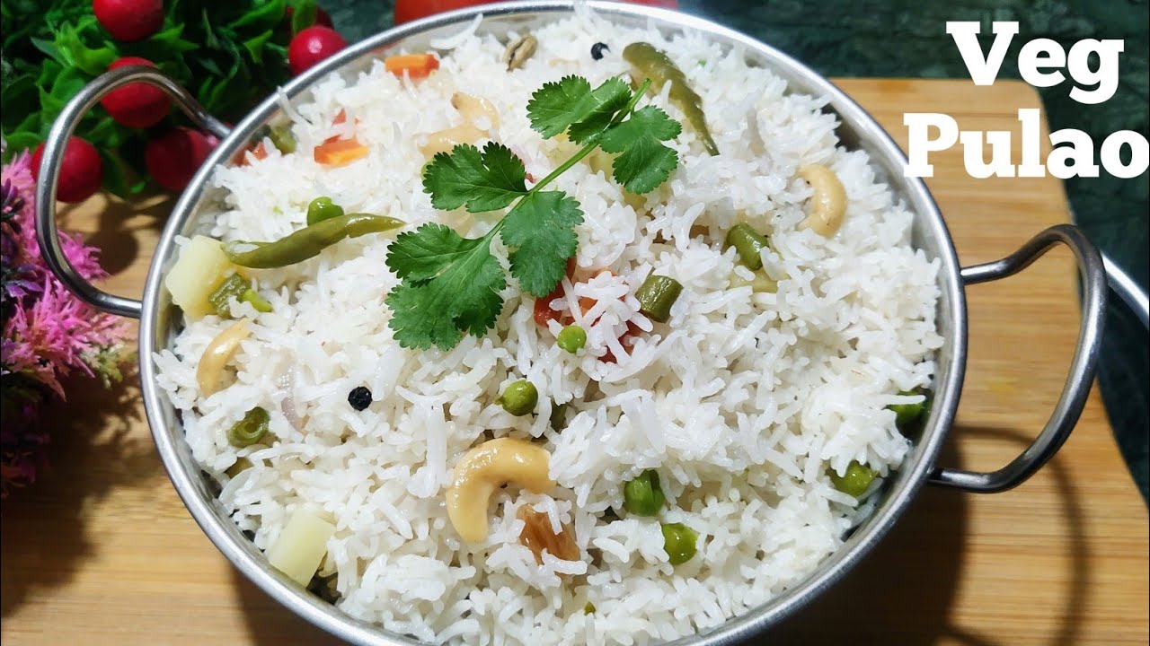 Veg Pulao Recipe | वेज पुलाव | Simple and Tasty Veg Pulao | Vegitable ...