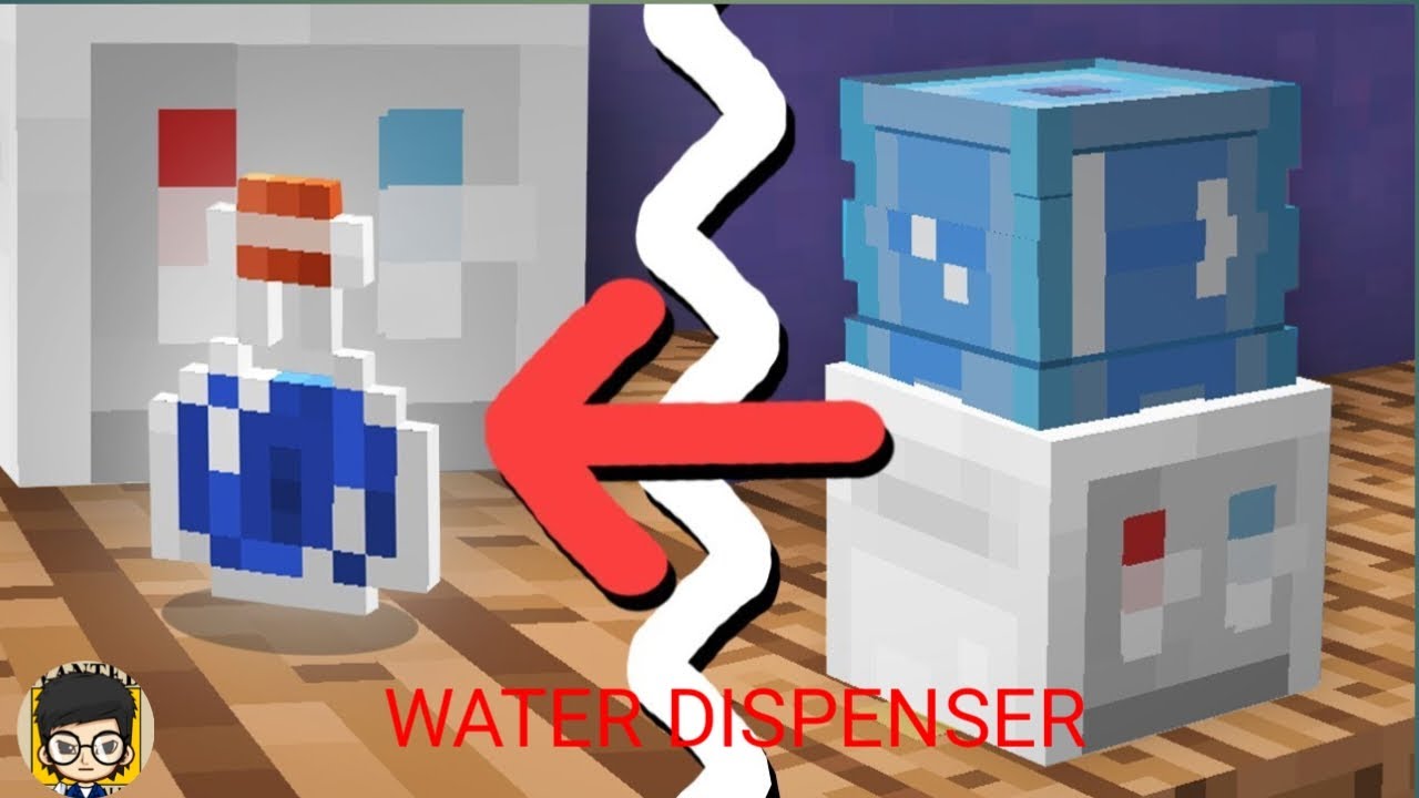I made water dispenser in this minecraft world🌝 - YouTube