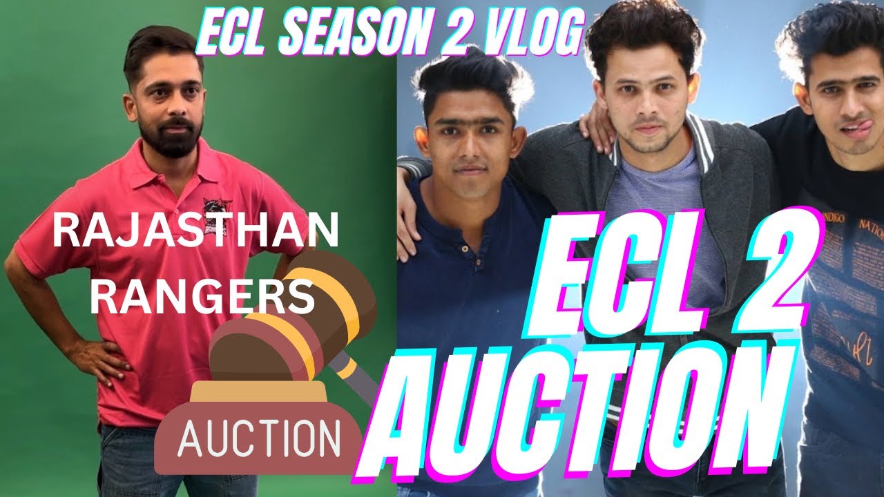 ECL T10 SEASON 2 | ECL 2 AUCTION VLOG | ECL T10 LATEST VLOG | ECL ...