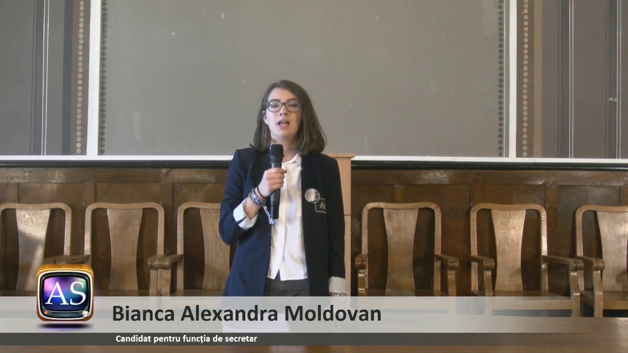 Bianca Alexandra Moldovan (candidat secretar) - prezentare si interviu ...