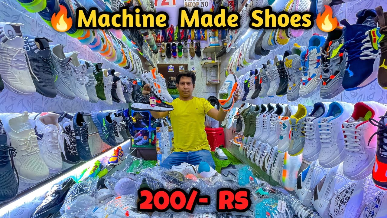 Machine Made Shoes | Branded Shoes | Cheapest Shoes Market | Shoes ...
