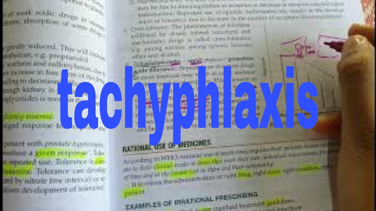 tachyphylaxis | pharmacology rs question - YouTube