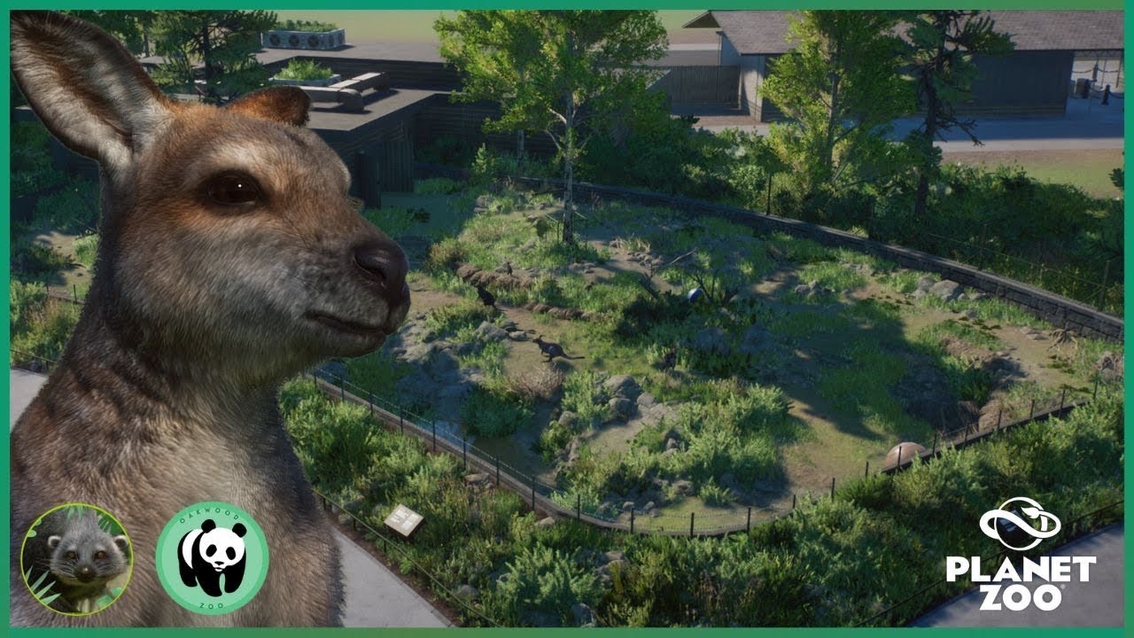 Realistic Wallaby Enclosure | Ep. 31 | OakWood Zoo - YouTube