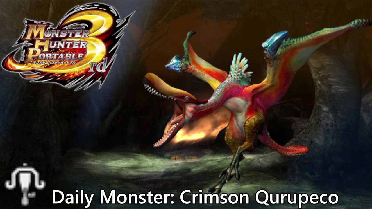 Daily Hunt #161 - Crimson Qurupeco (MH Portable 3rd) - YouTube