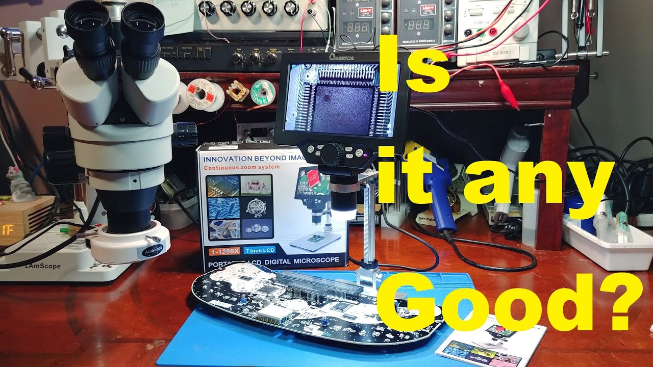 Low cost microscope review - YouTube