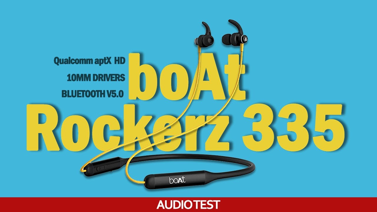 boAt Rockerz 335 Wireless Neckband Unboxing & Review | AUDIO TEST | IS ...
