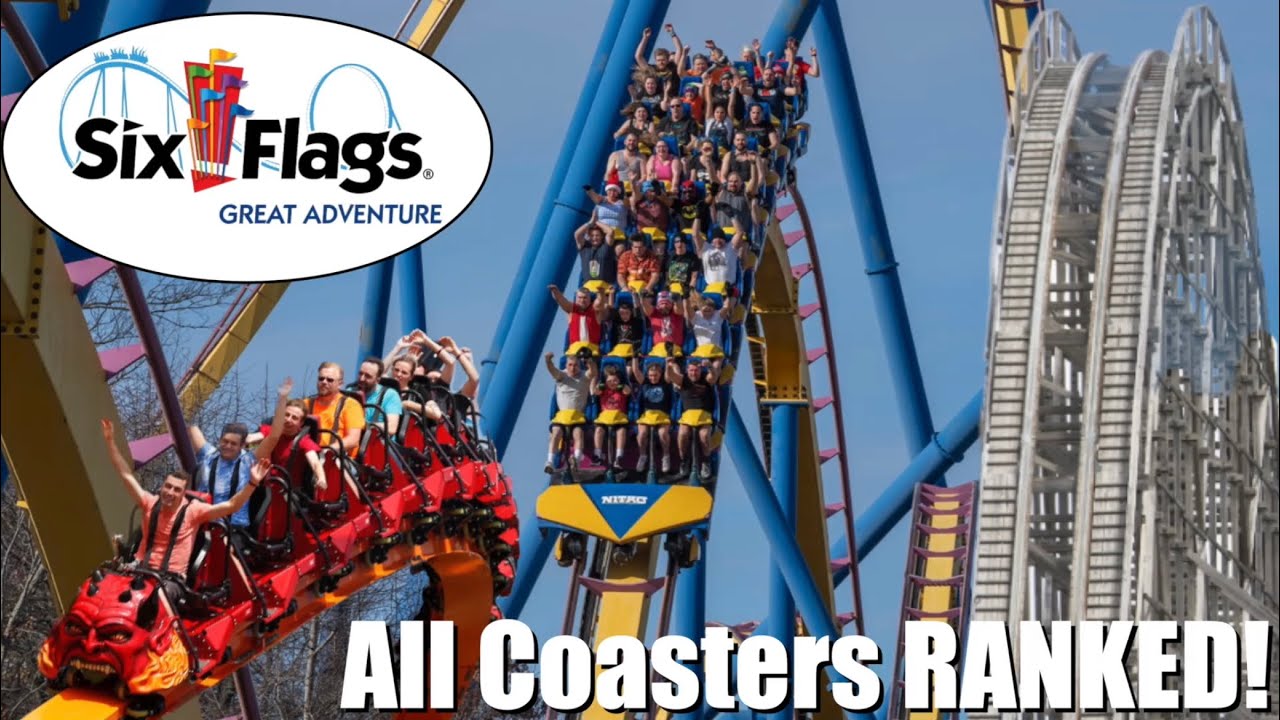 All Roller Coasters at Six Flags Great Adventure RANKED 2021! - YouTube