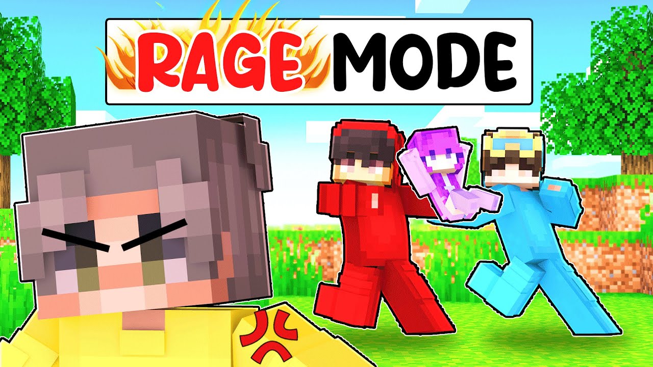 I Went RAGE MODE in Minecraft! - YouTube