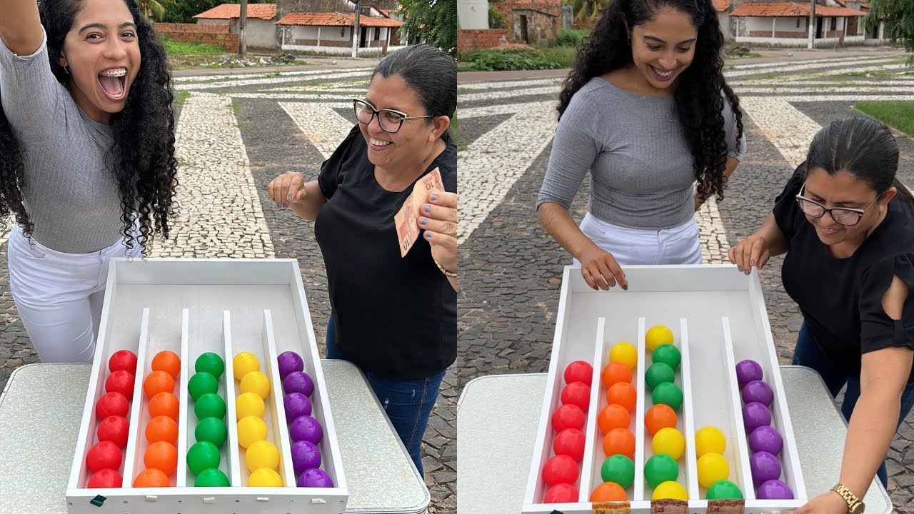 JOGO DA BOLINHA: Acerte as cores e ganhe R$20! - YouTube