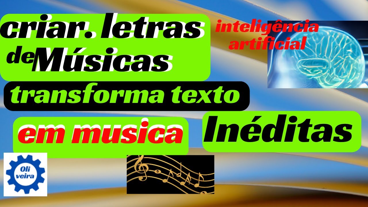 COMO CRIAR LETRA DE MÚSICA COM INTELIGÊNCIA ARTIFICIAL EM 5 MINUTOS ...