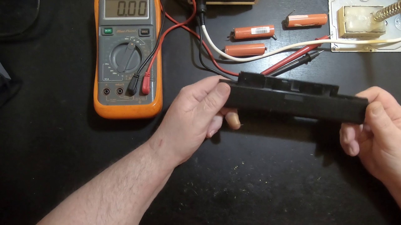 A failed Project - Battery cell replacement in a laptop battery pack ...