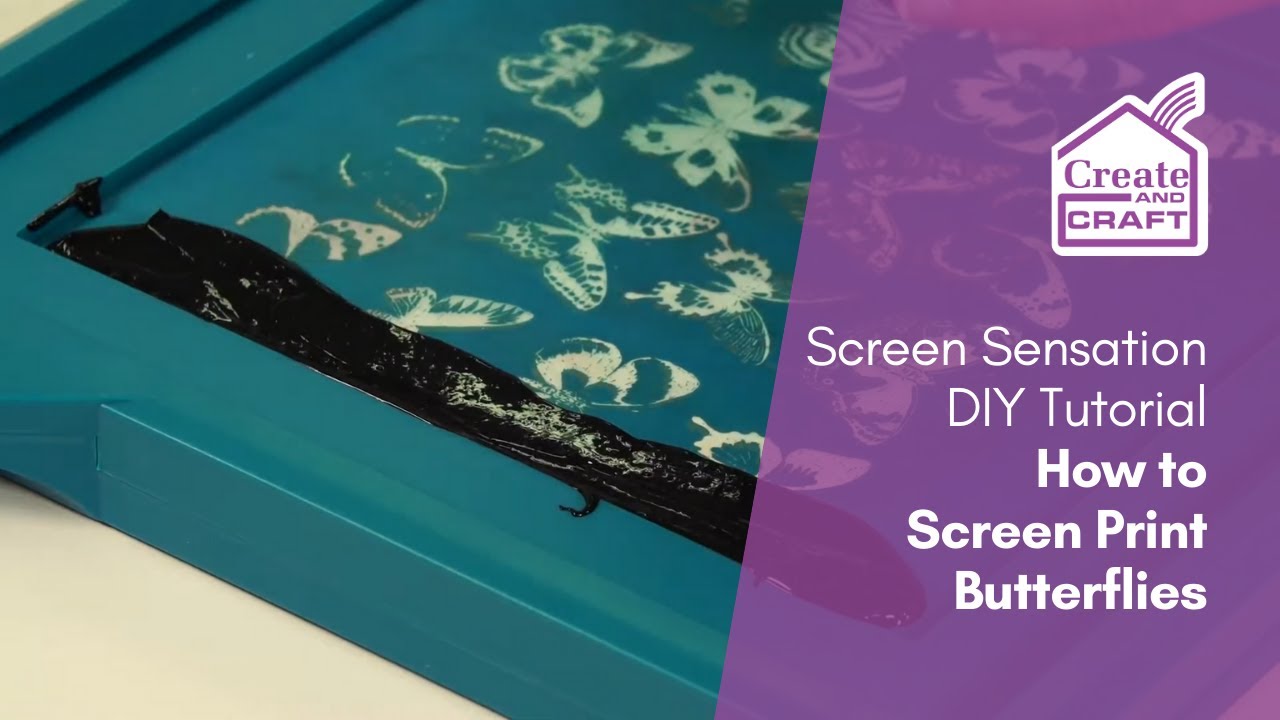 Screen Sensation: How to Screen Print Butterflies onto Paper | Screen ...