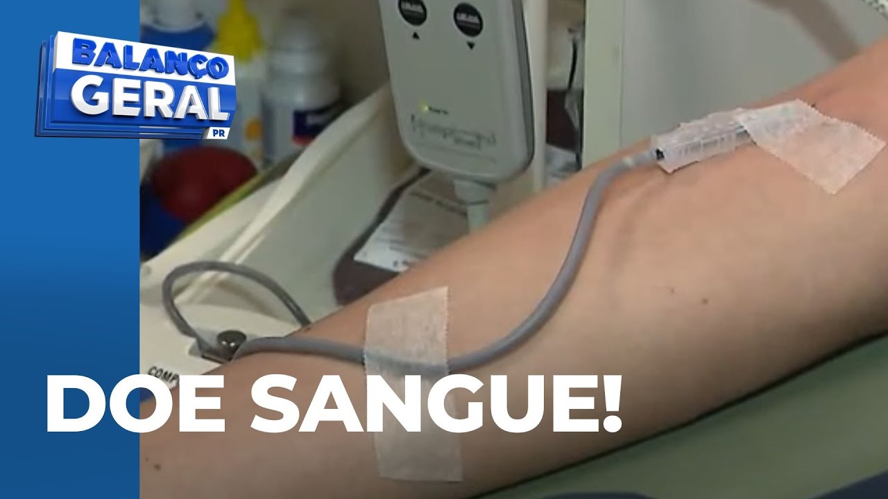 Estoque De Sangue Do Hemepar Diminui Durante O Período De Frio Youtube