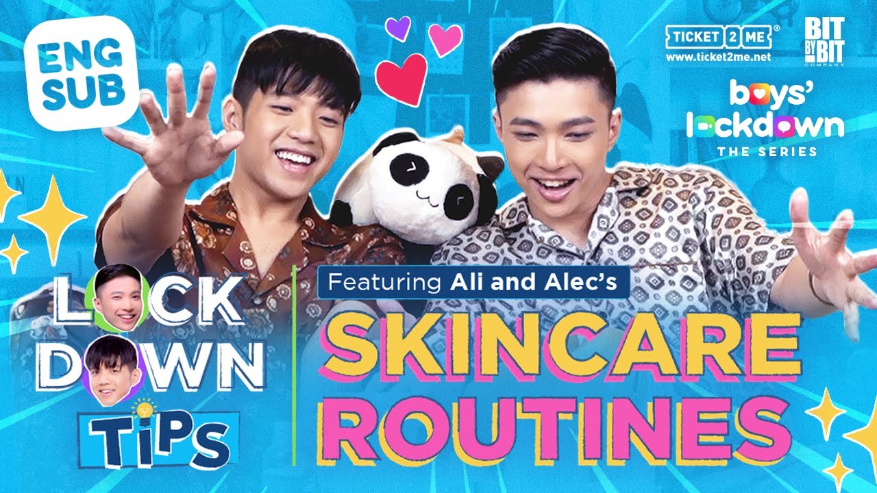 #BoysLockdown | Ali King and Alec Kevin | Skincare Routines with ...