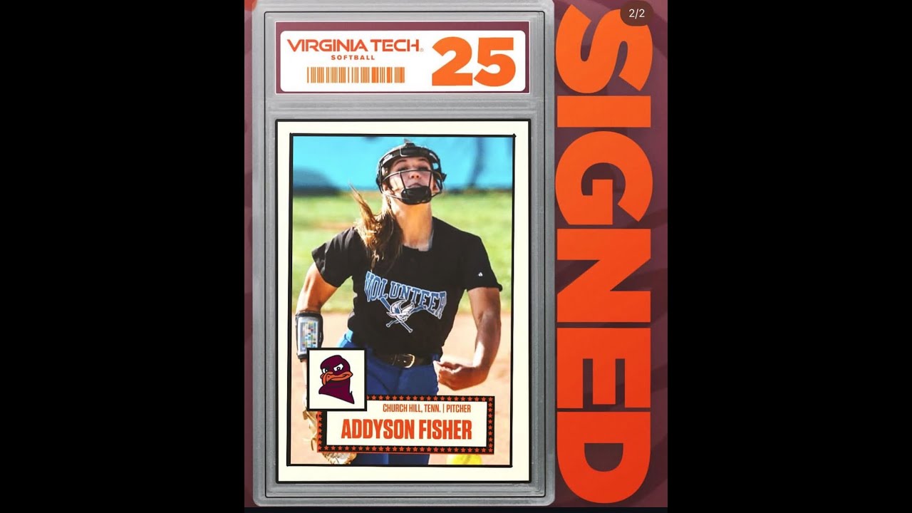 Addyson Fisher signed to Virginia Tech 2nd student from VHS committed ...