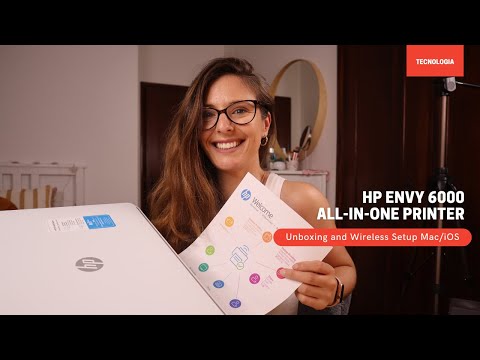 HP Envy 6000 All-in-one Printer Unboxing and Wireless Setup Mac/iOS ...
