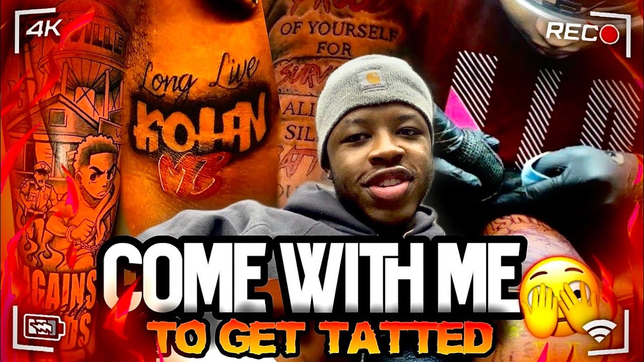 GETTING MY LEG SLEEVE// 8 Hour Tattoo Appointment - YouTube