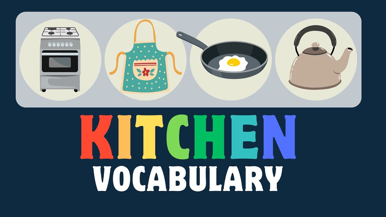Kitchen Vocabulary in English I Тhings in the kitchen. - YouTube