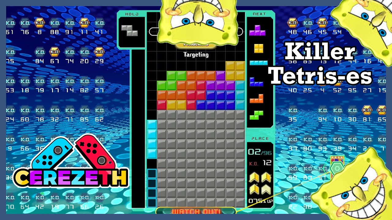Tetris 99 - Killer Tetris Clear 💀💀 - YouTube
