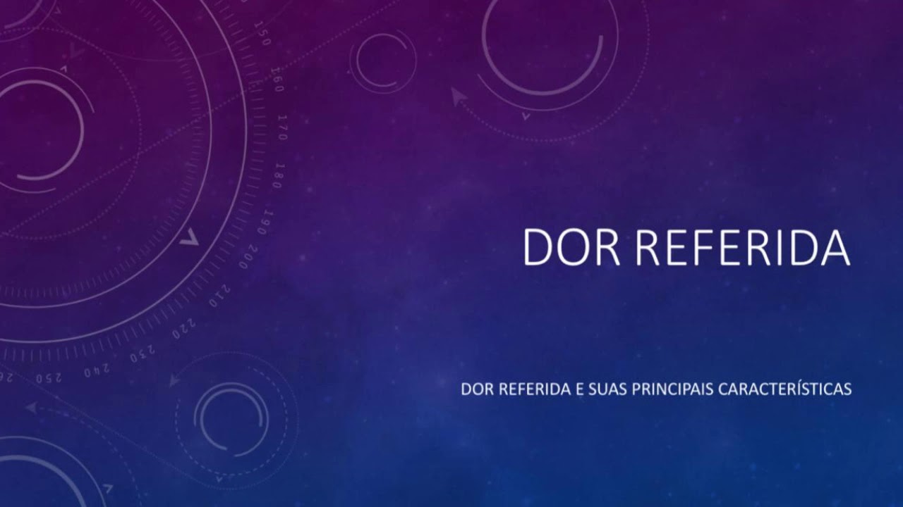 Introdução a Dor Referida - YouTube